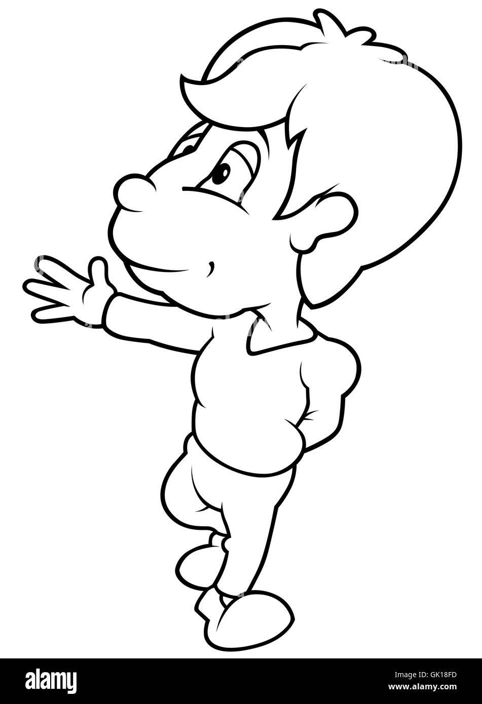 Boy drawn Black and White Stock Photos & Images - Alamy