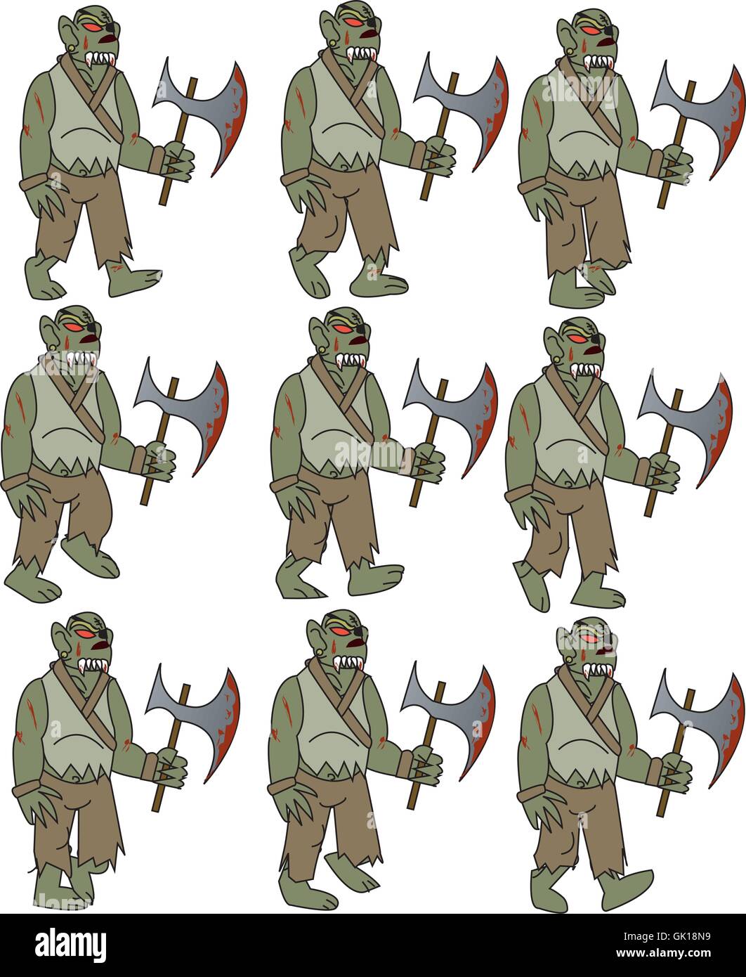 Humanoid animation Stock Vector Images - Alamy