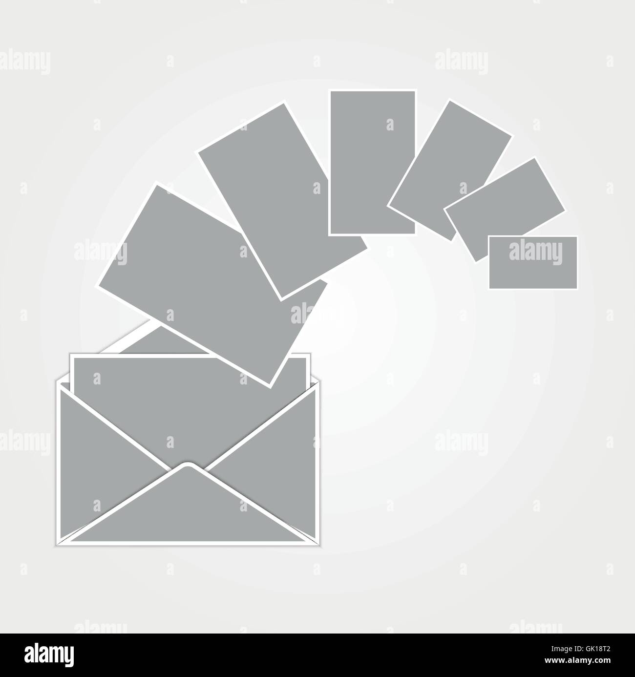 Open paper card Stock Vector Images - Alamy