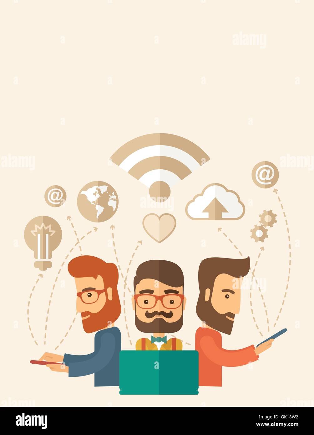 Design office workers Stock Vector Images - Alamy