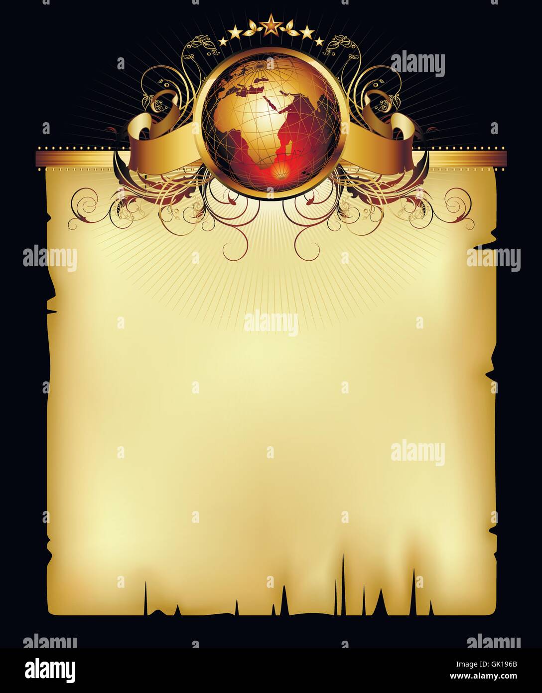 paper background with world Stock Vector Image & Art - Alamy