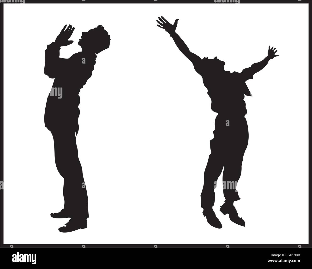 Worship praising Stock Vector Images - Alamy