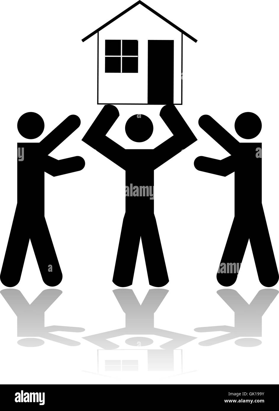 Neighbor dispute Stock Vector Images - Alamy
