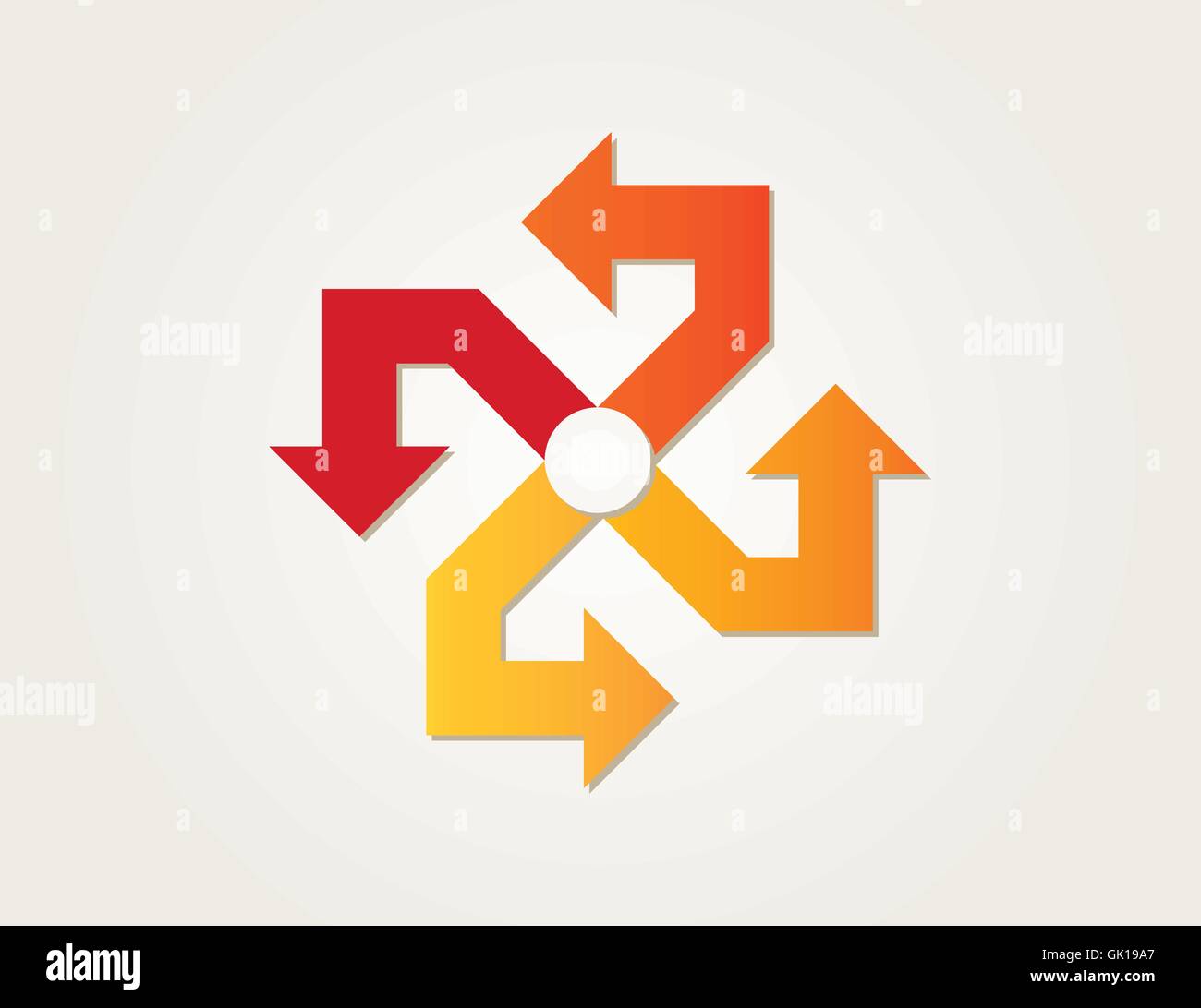 gradient circle arrows Stock Vector Image & Art - Alamy
