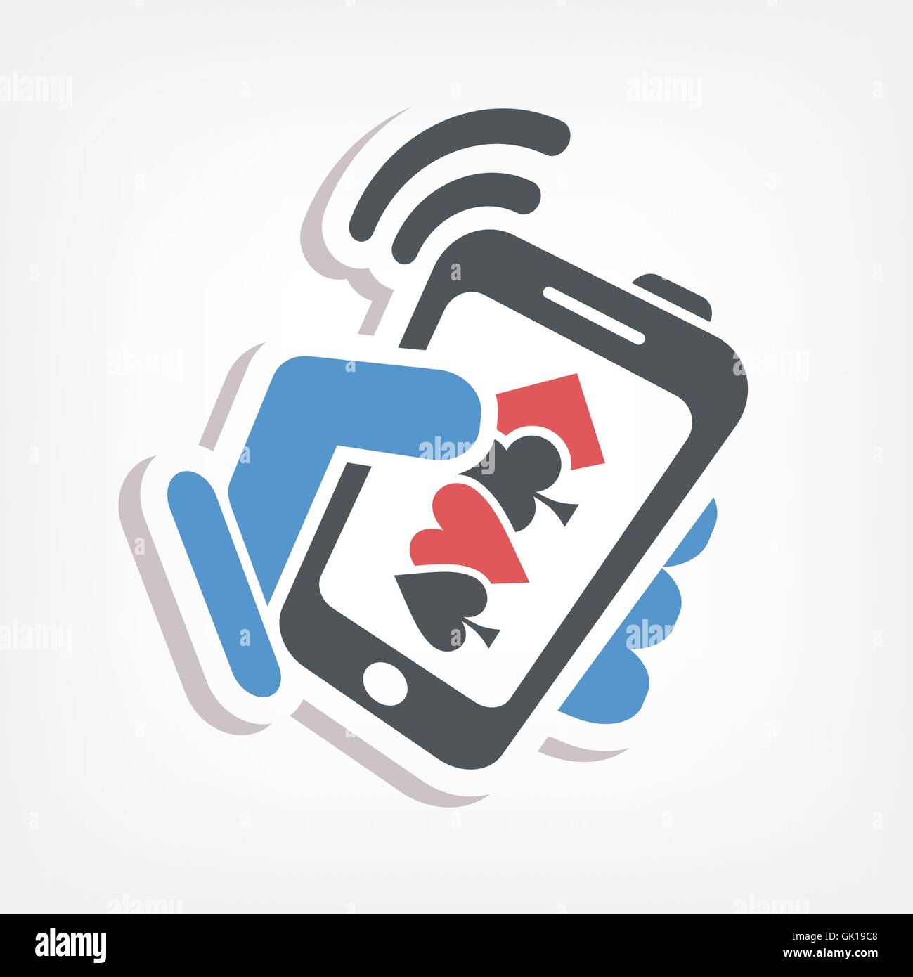 Smartphone win Stock Vector Images - Alamy