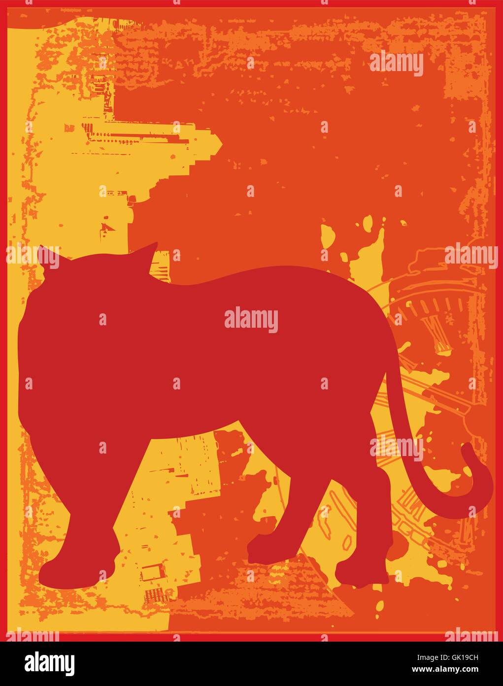 Tiger flag Stock Vector Images - Alamy