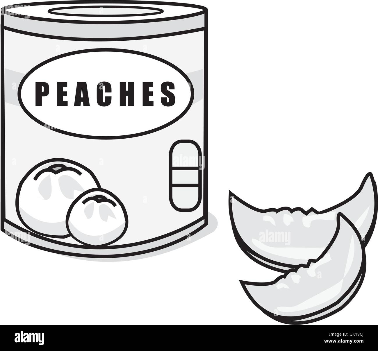Canned Fruit Clipart