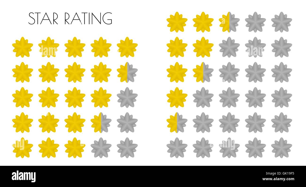 Star ratings Stock Vector Images - Alamy