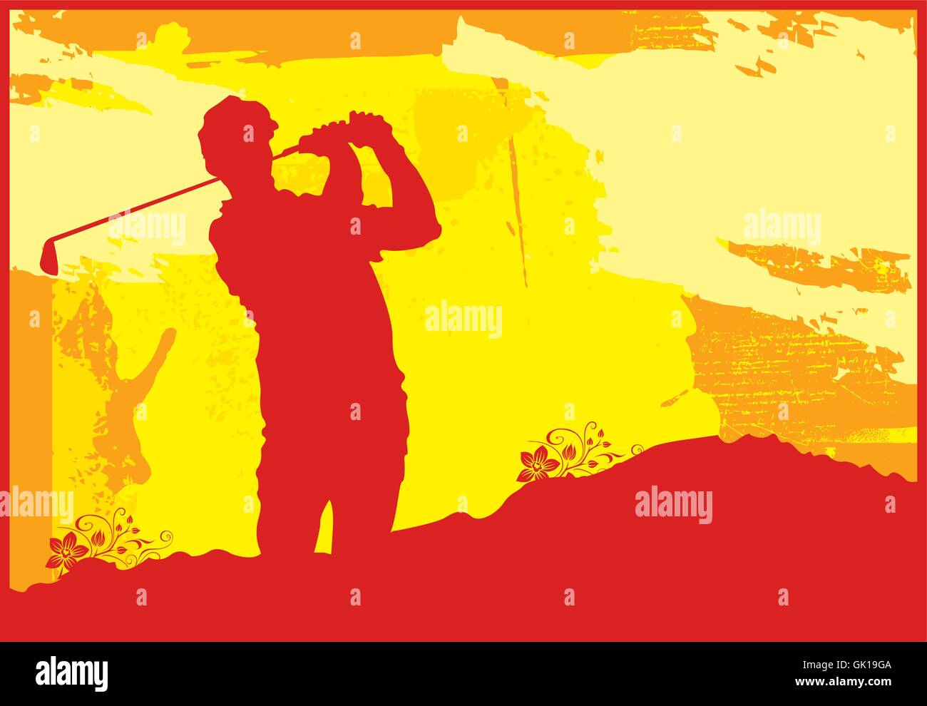 Power golf Stock Vector Images - Alamy