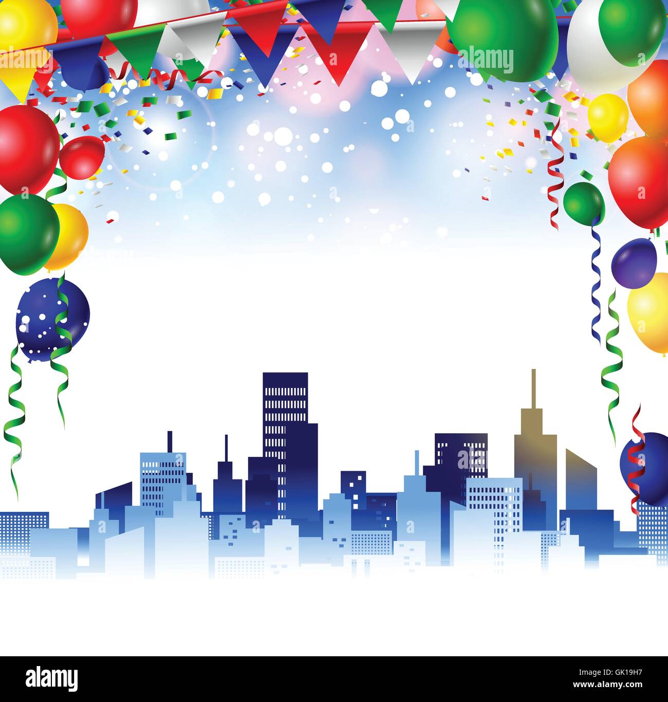Town birthday Stock Vector Images - Alamy