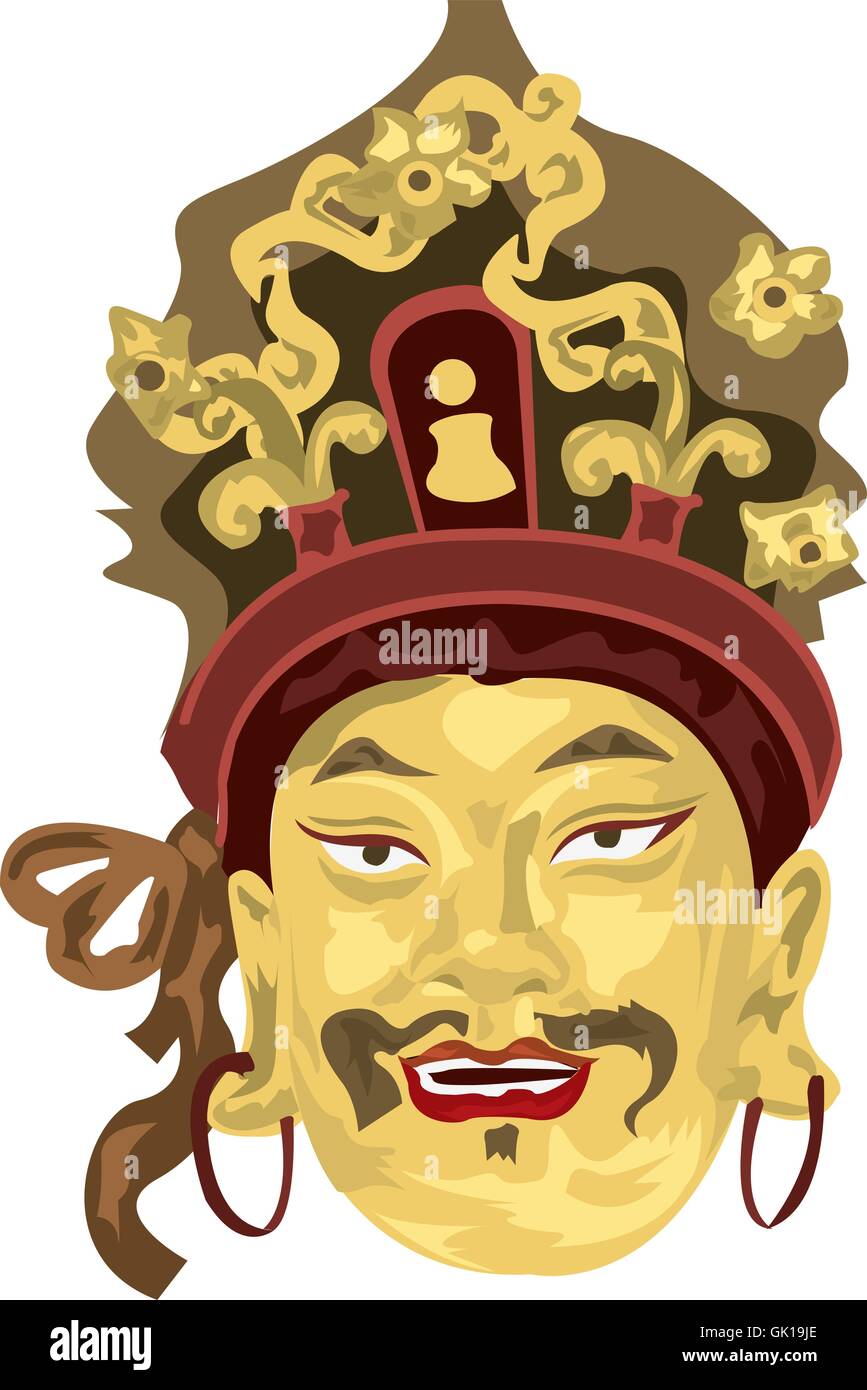 Face asia Stock Vector Images - Alamy