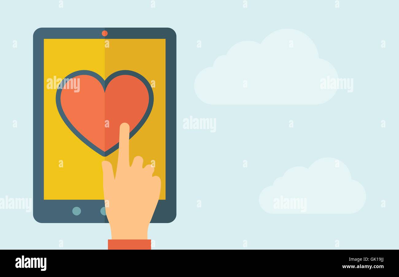 Heart wifi icon Stock Vector Images - Alamy