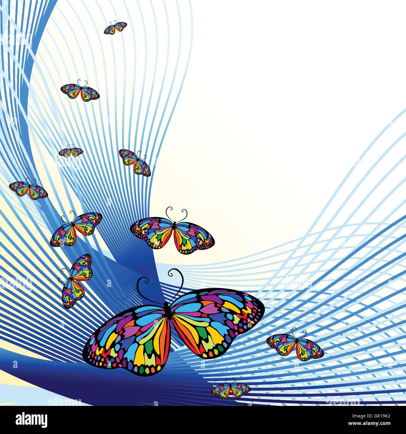 Back butterfly Stock Vector Images - Alamy