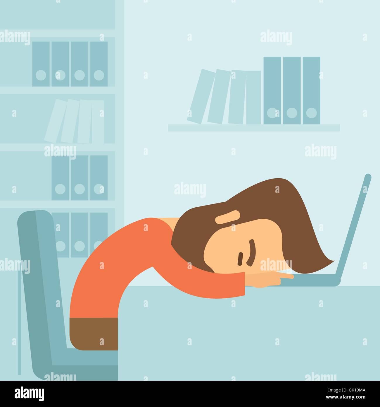Man fall asleep Stock Vector Image & Art - Alamy