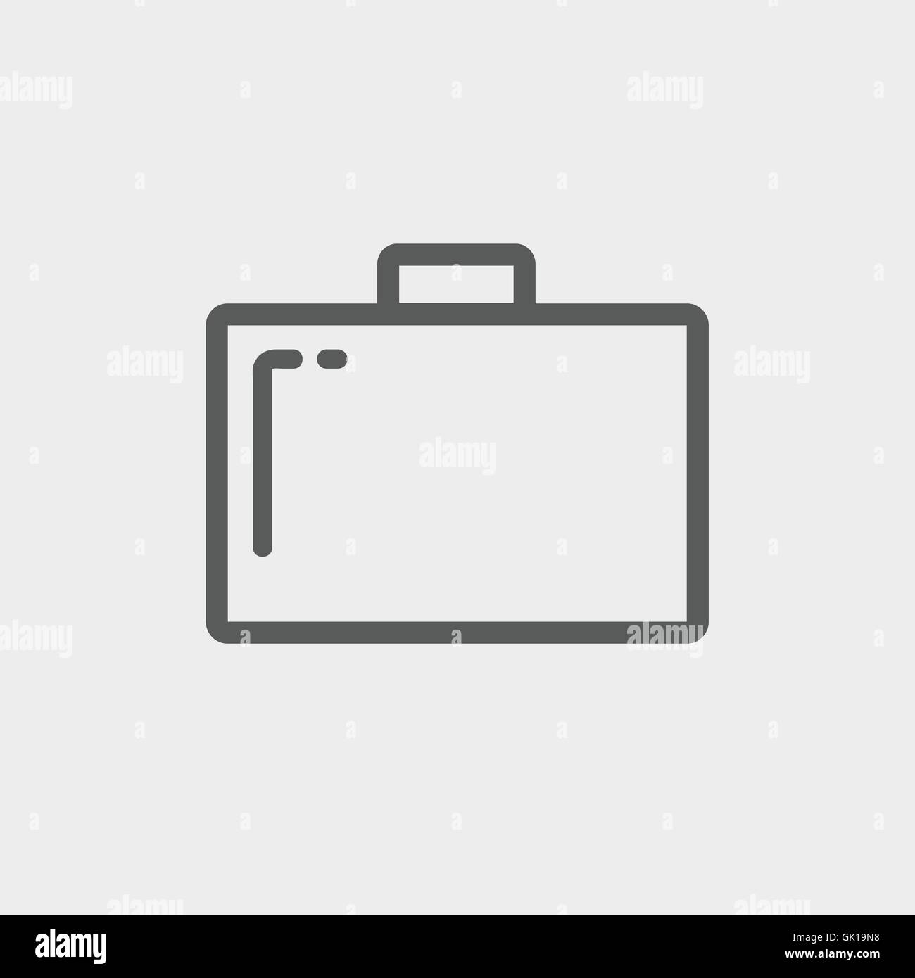 Luggage line icon simple Black and White Stock Photos & Images - Alamy