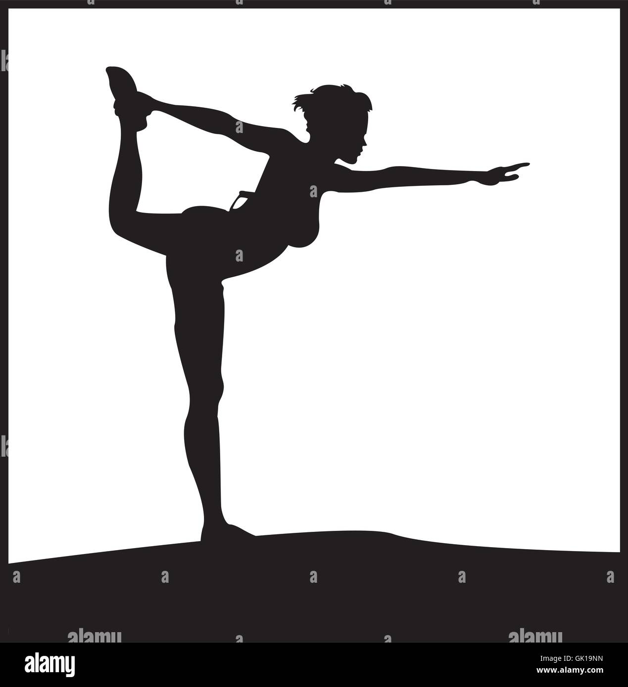 Stretch workout Stock Vector Images - Alamy