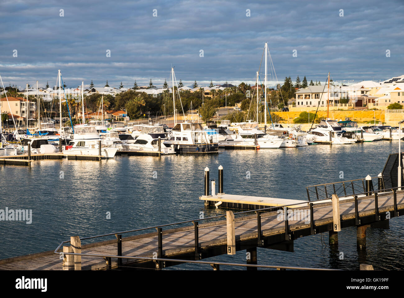 Mindarie Marina Perth Western Australia Quinns Rocks Region Stock Photo ...