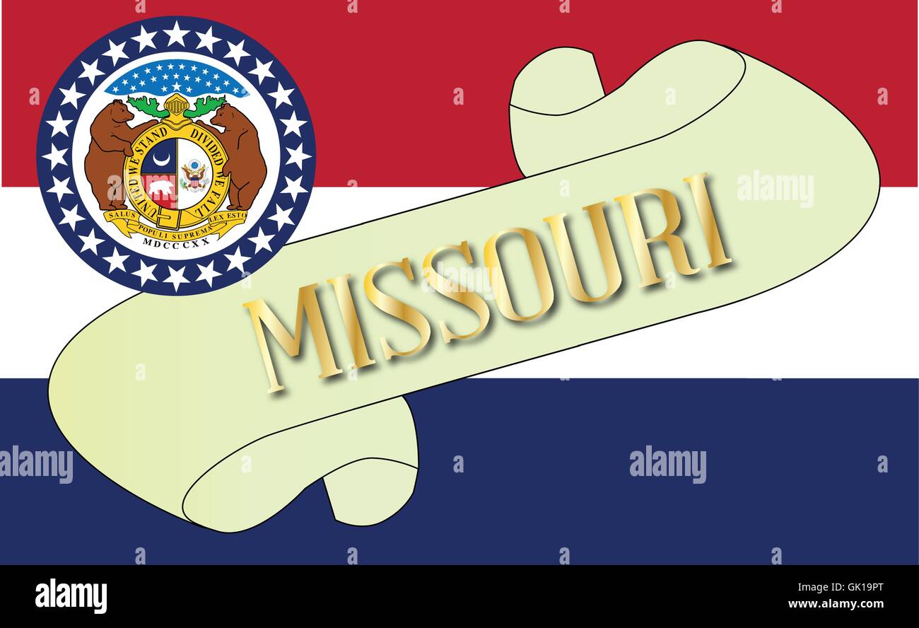 Missouri flag Stock Vector Images - Alamy
