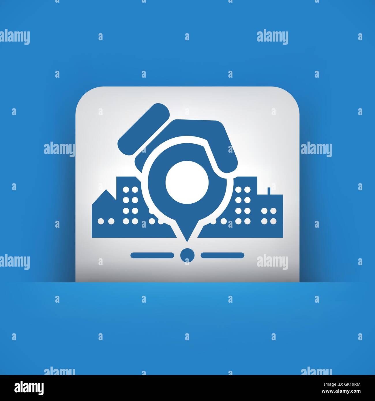 City map icon Stock Vector Image & Art - Alamy
