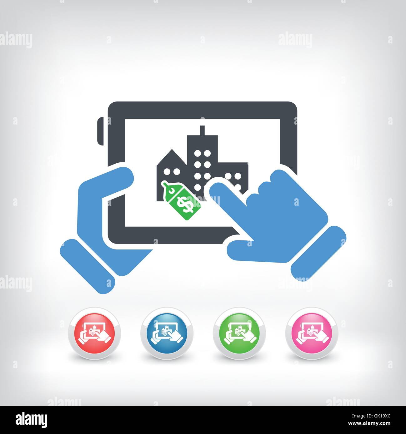 Real estate icon Stock Vector Image & Art - Alamy