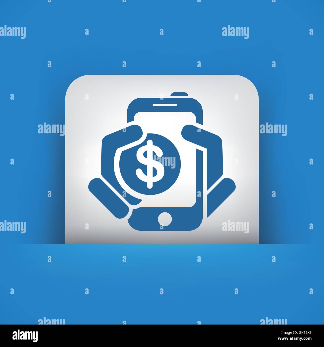Phone cost icon Stock Vector Image & Art - Alamy