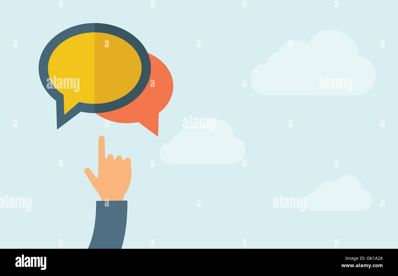 Blank speech bubble oval Stock Vector Images - Alamy