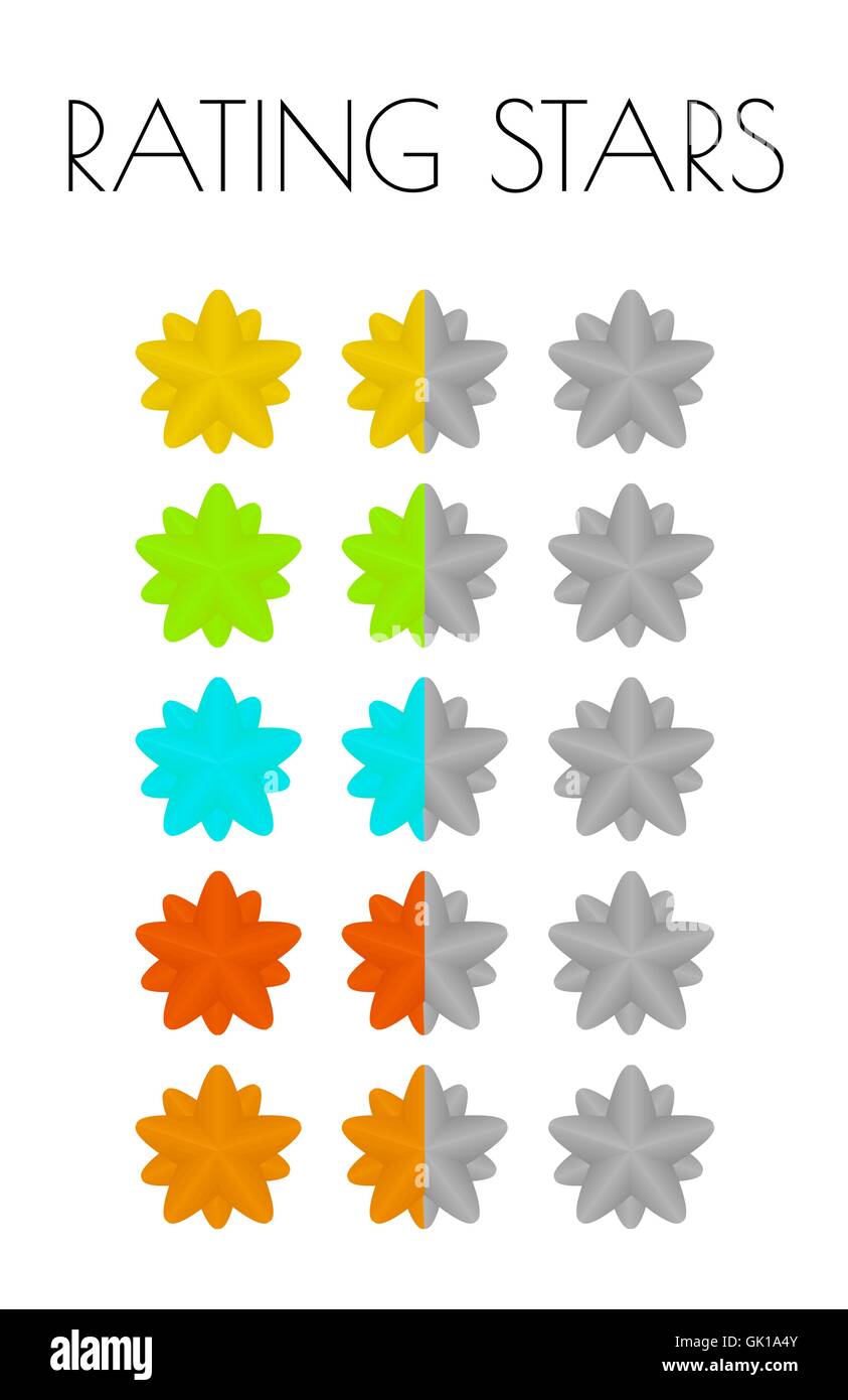 Five stars rate row hi-res stock photography and images - Alamy