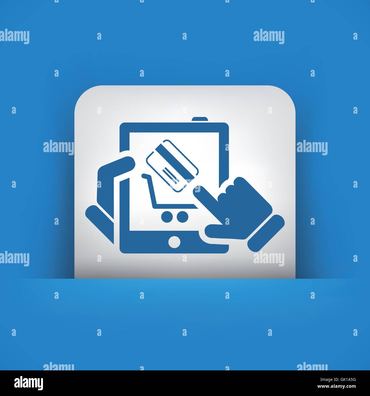Web shopping icon Stock Vector Image & Art - Alamy