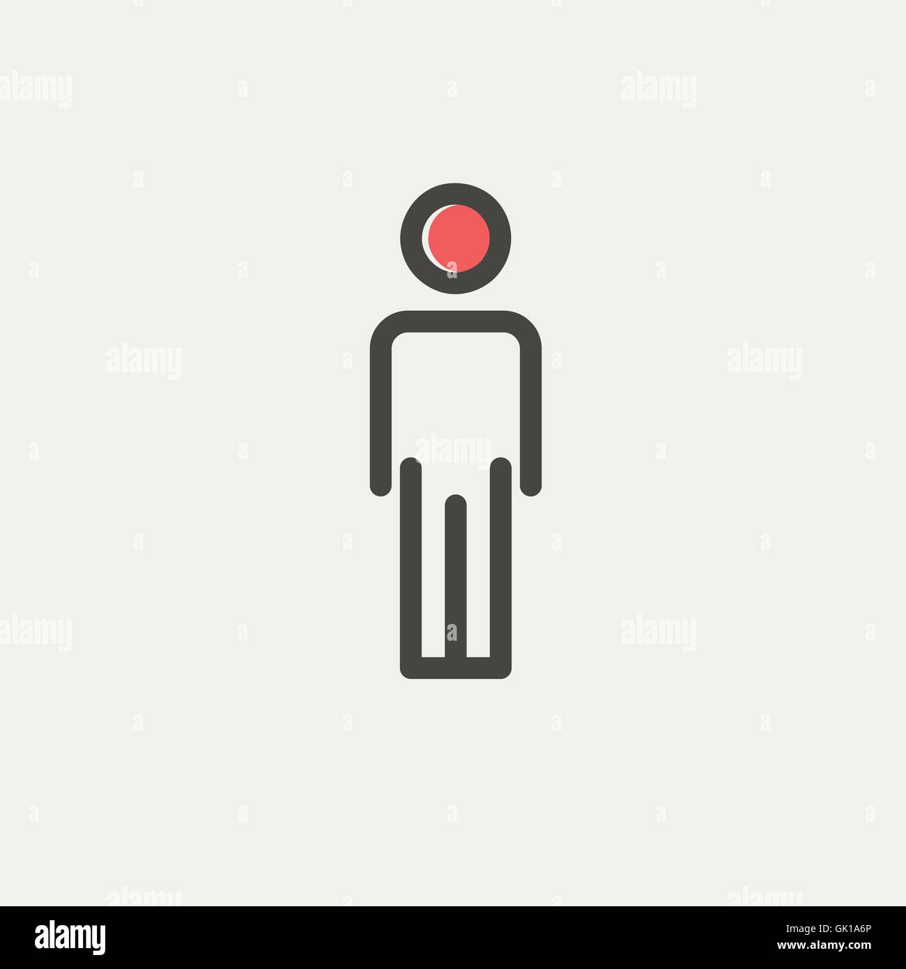 Human resource icon linear Stock Vector Images - Alamy