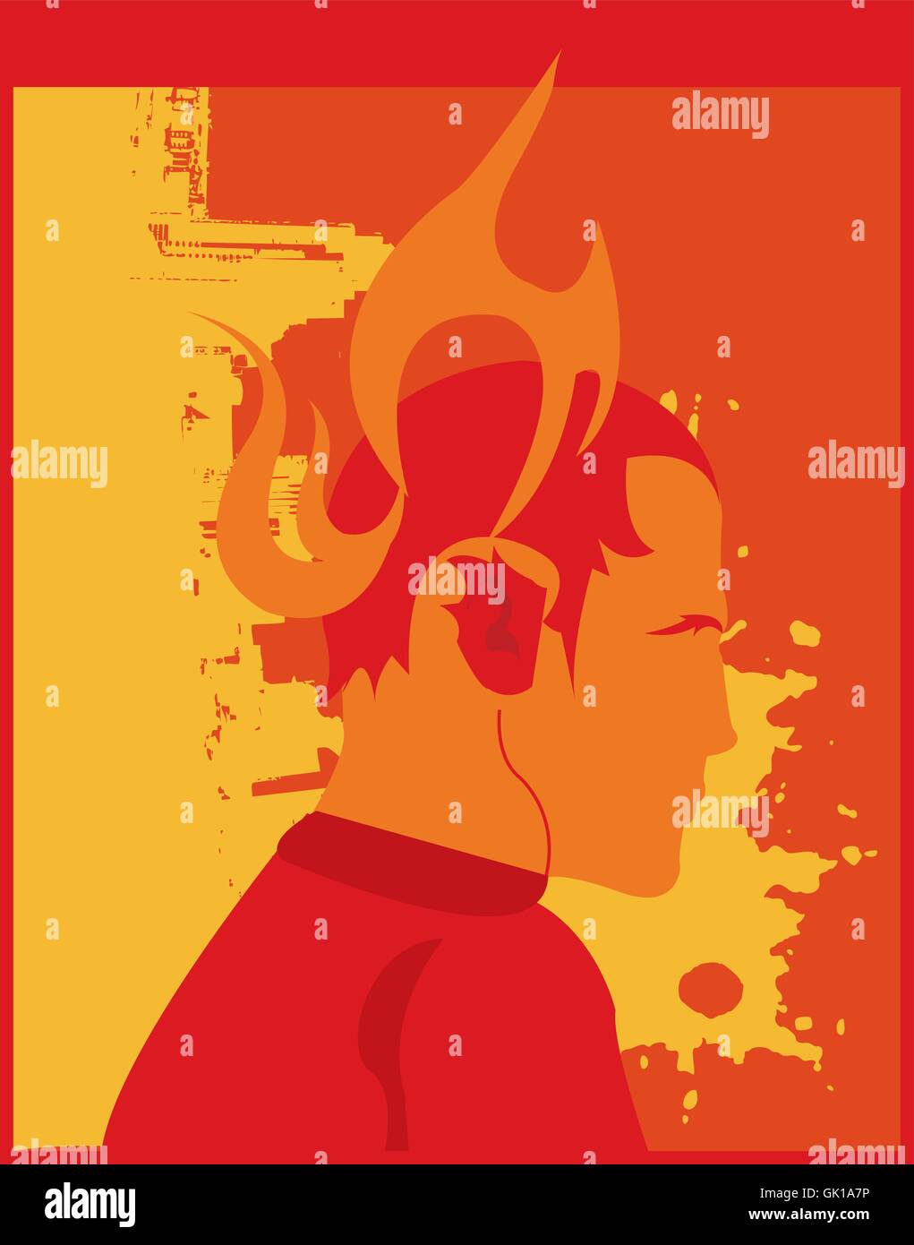 Fire thrower Stock Vector Images - Alamy