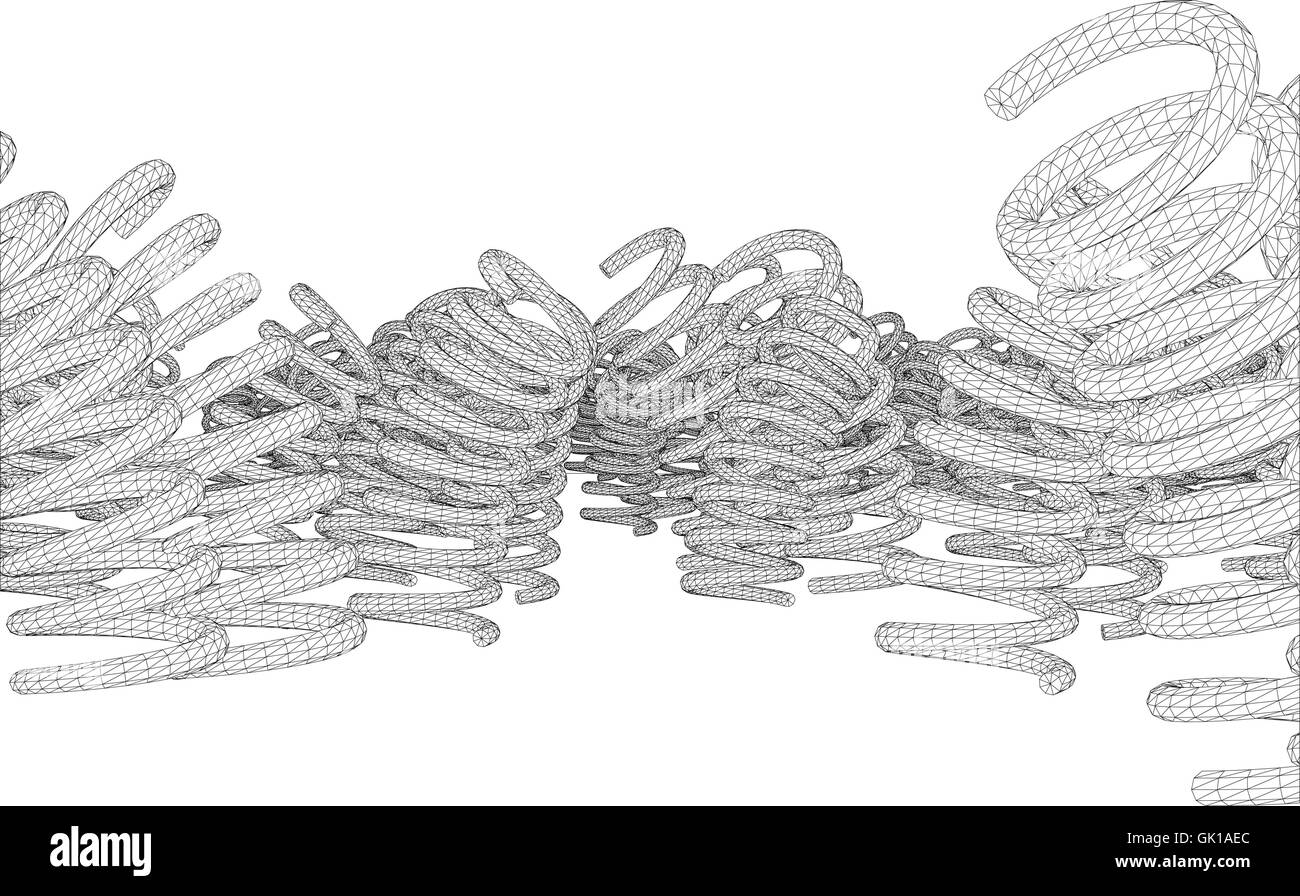 Many springs Stock Vector Images - Alamy
