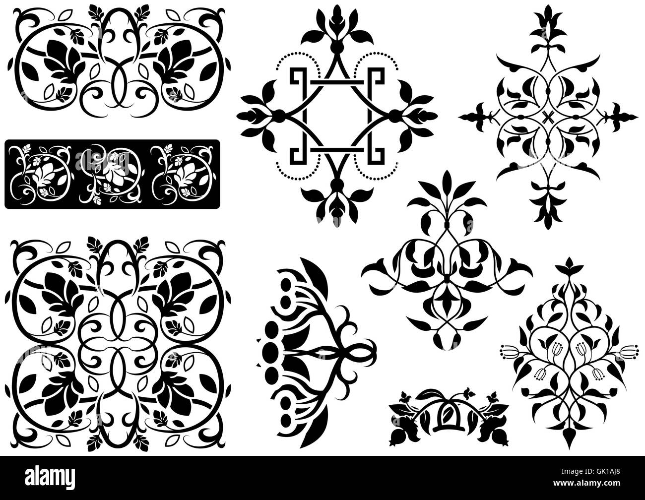 Decoration victorian Stock Vector Images - Alamy