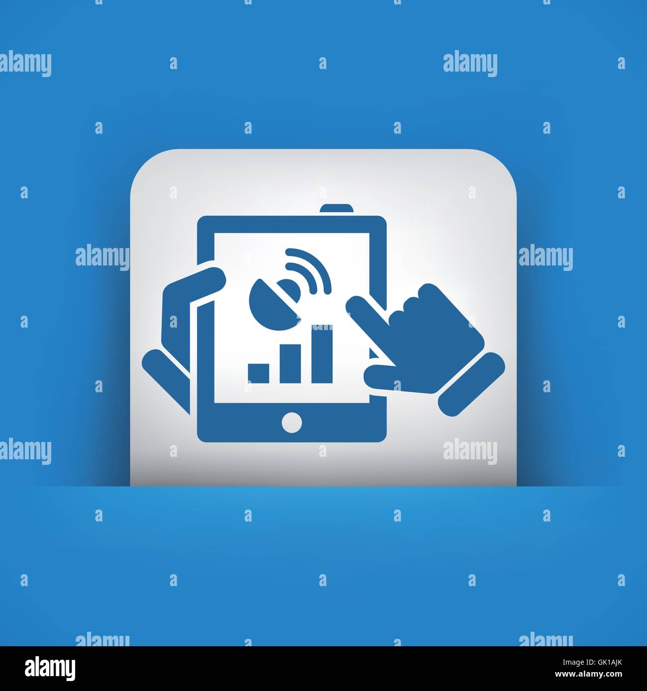 Tablet connection icon Stock Vector Image & Art - Alamy