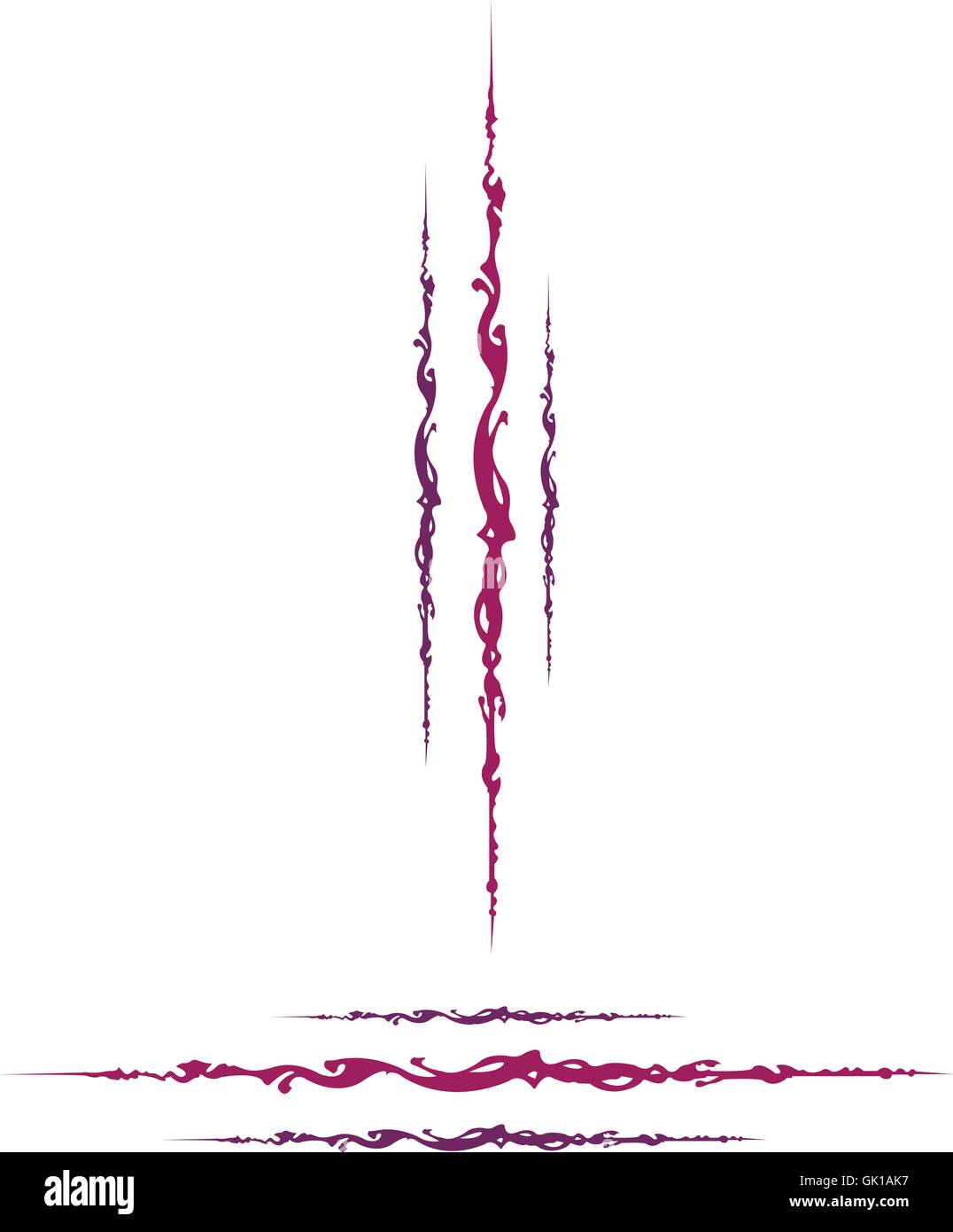 Floral Page Break Stock Vector Image & Art - Alamy