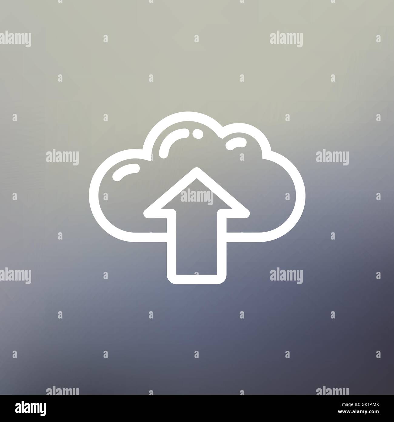 Cloud with arrow up hi-res stock photography and images - Alamy