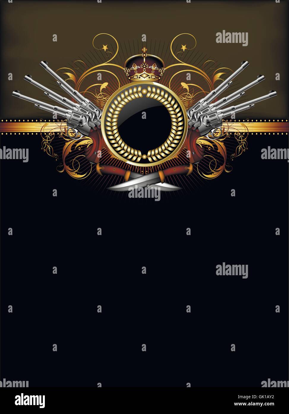 Ornate knife Stock Vector Images - Alamy