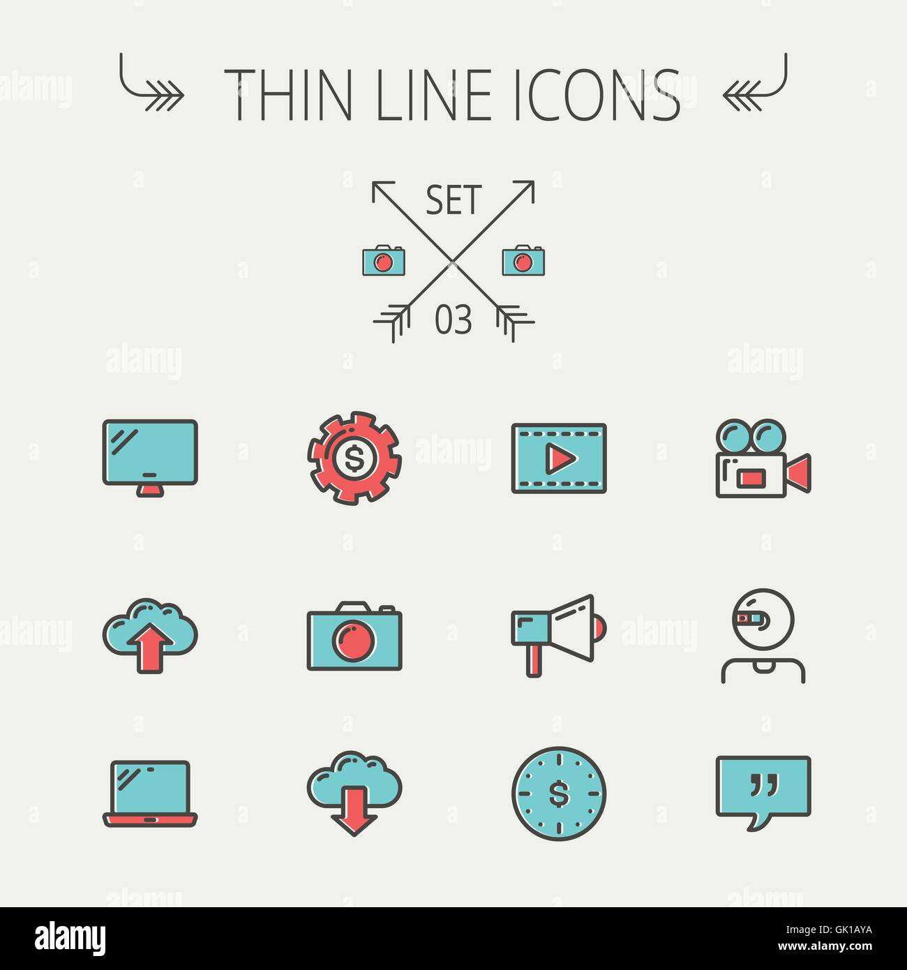 Seo icon simple line Stock Vector Images - Alamy