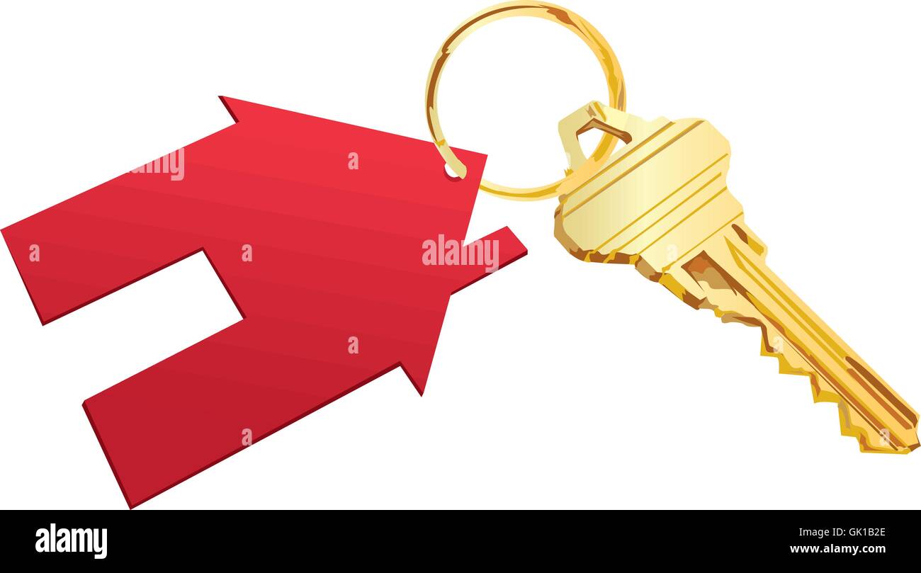 House Keys Red Stock Vector Image & Art - Alamy