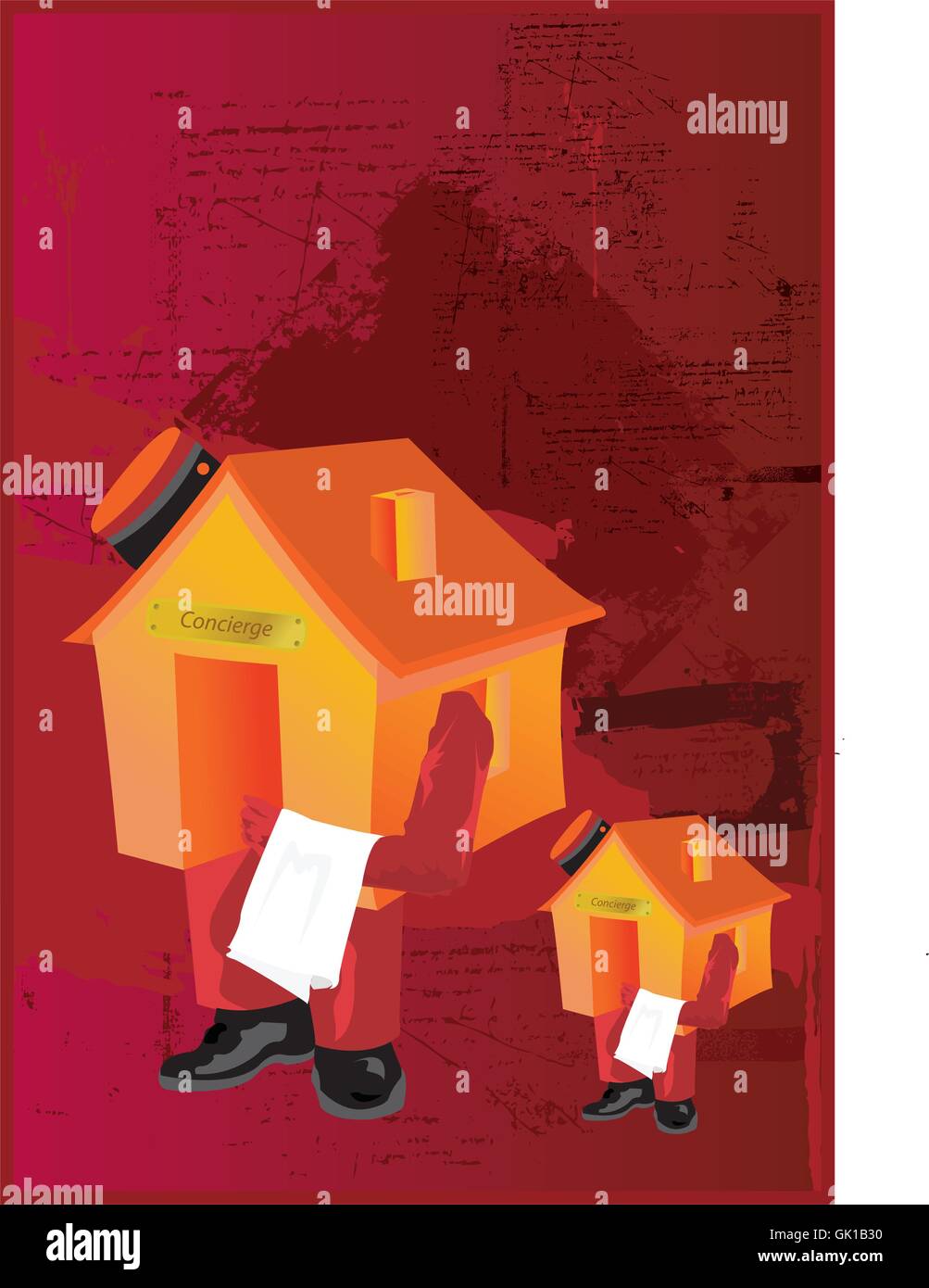 House concierge Stock Vector Images - Alamy