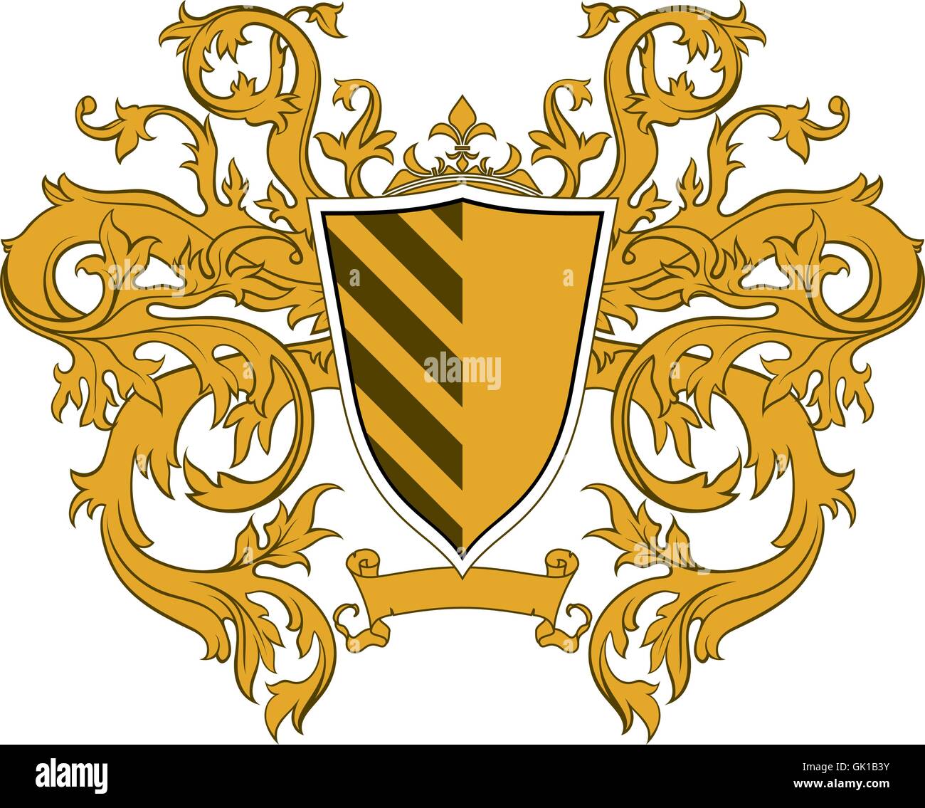 ornamental shield background Stock Vector Image & Art - Alamy