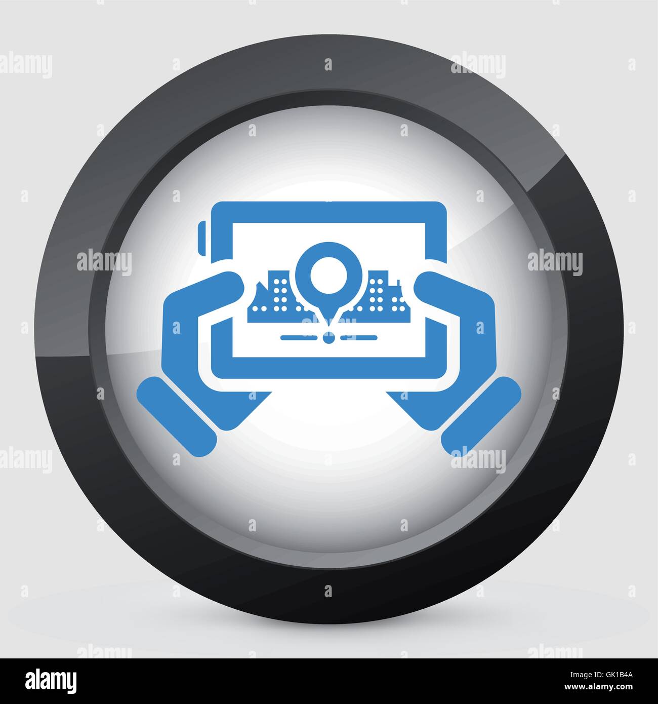 Tablet navigation system Stock Vector Image & Art - Alamy