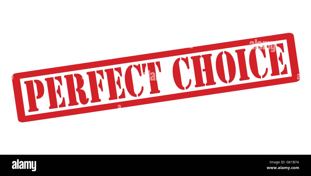 Perfect option Stock Vector Images - Alamy