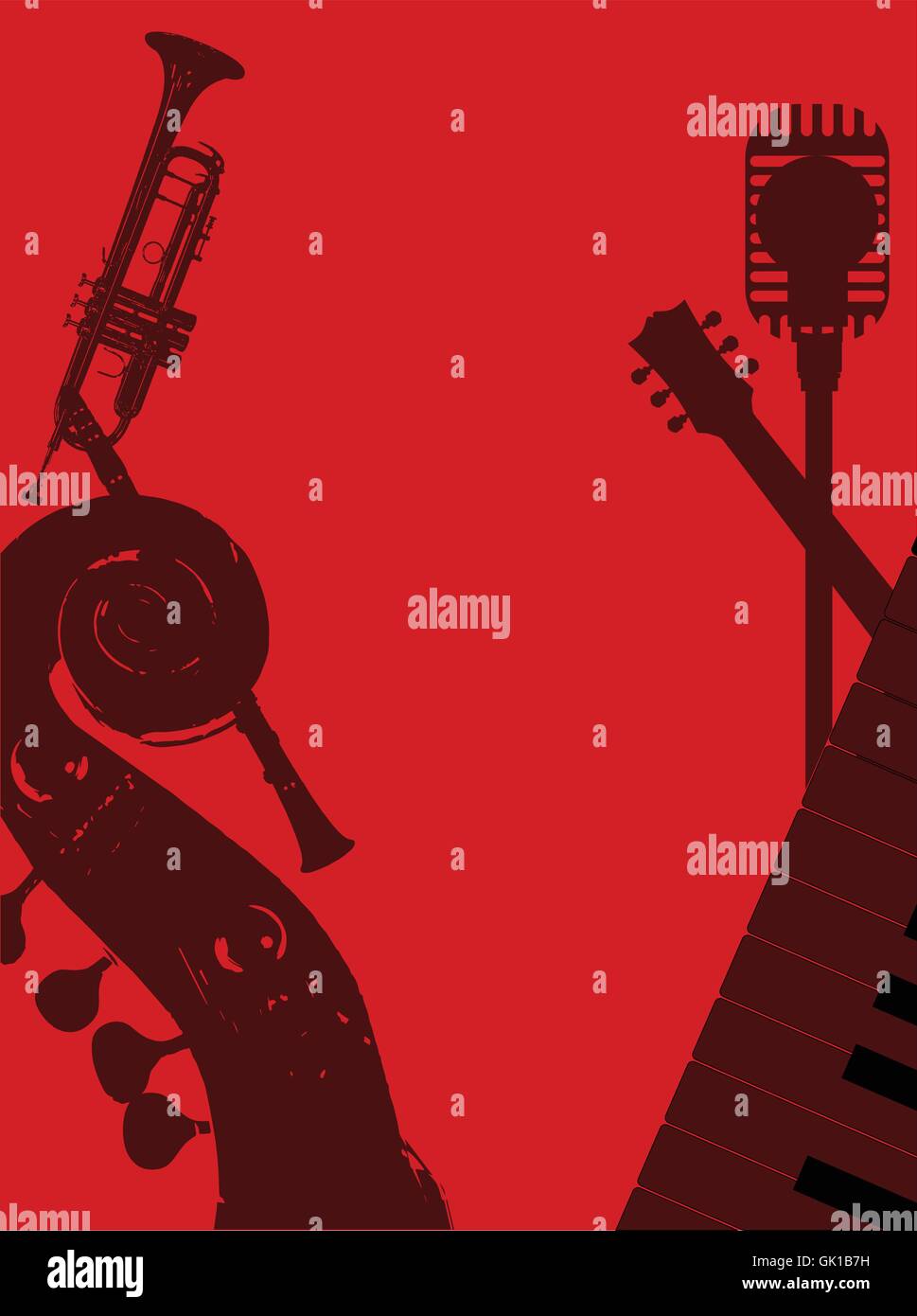 Jazz Club Background Stock Vector Image & Art - Alamy