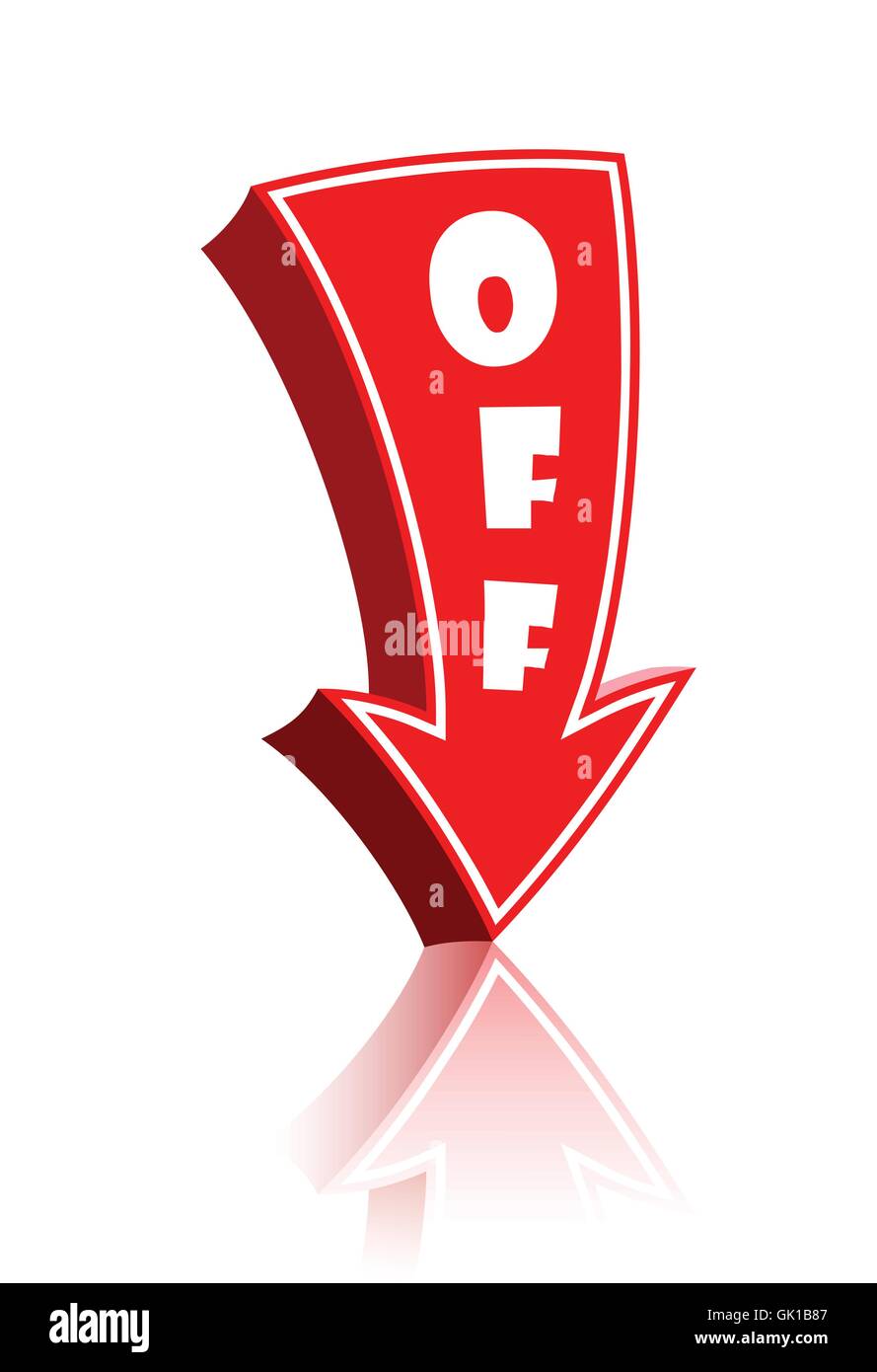 Arrow off Stock Vector Images - Alamy