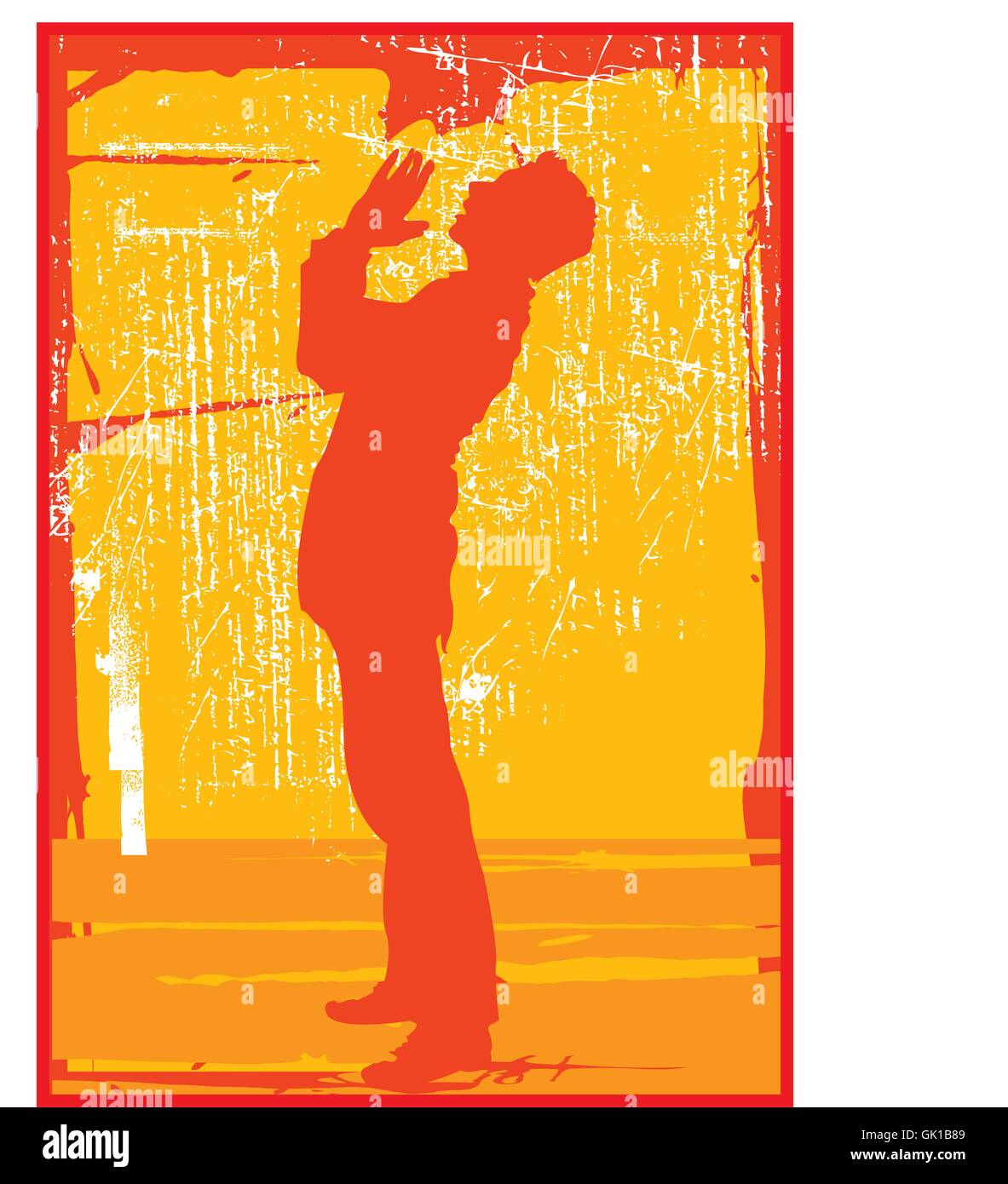 Praying christian man Stock Vector Images - Alamy