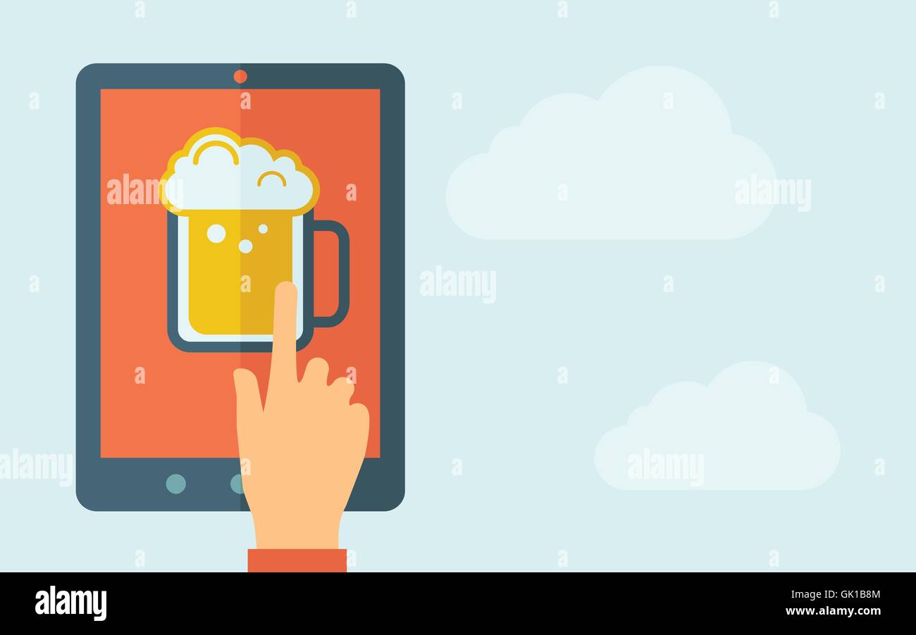 Touchscreen liquid Stock Vector Images - Alamy