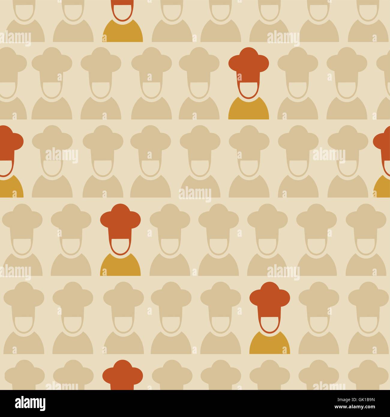 Restaurant chef seamless pattern background Stock Vector Image & Art ...