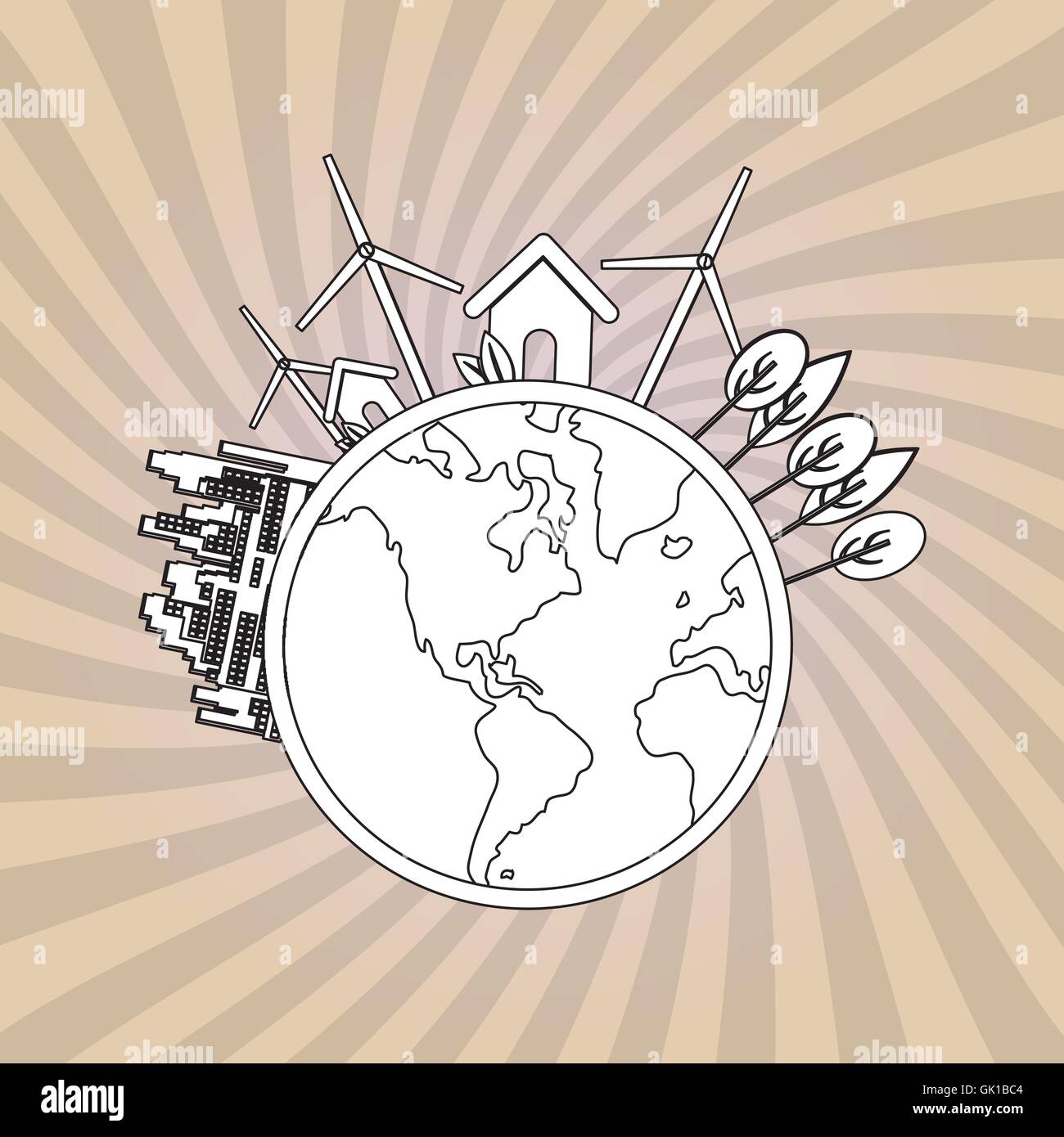 Save World design, vector illustration Stock Vector Image & Art - Alamy