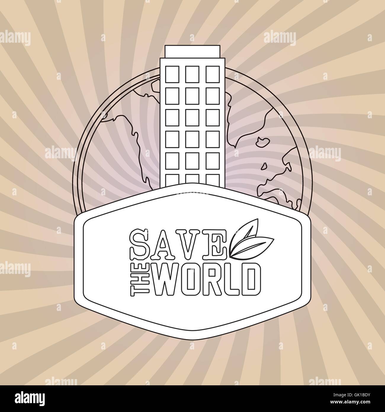 Save World design, vector illustration Stock Vector Image & Art - Alamy