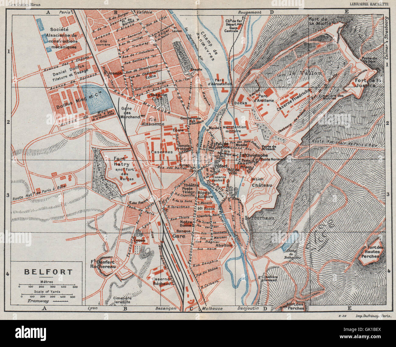Belfort map hi-res stock photography and images - Alamy